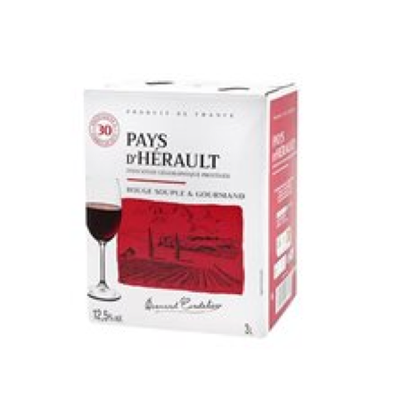 Pays d'Hérault Vin Rouge - BIB 3L - IGP