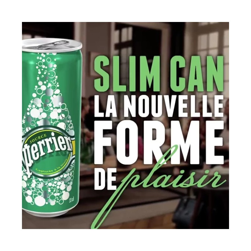 Perrier Eau minérale Gazeuse 33cl